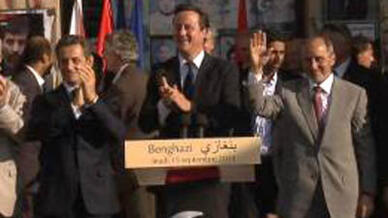 Sarkozy and Cameron get hero's welcome in Benghazi
